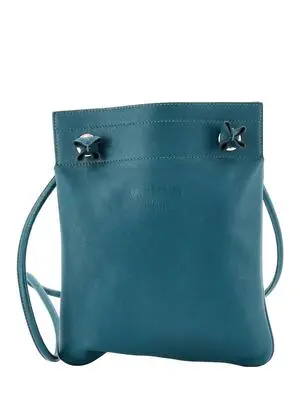 HERMES Aline Bag Milo Lambskin And Swift Mini - Vert Bosphore