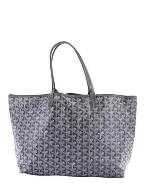 Goyard Saint Louis Tote Coated Canvas Pm Gray