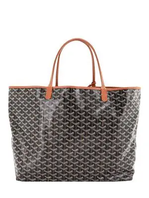 GOYARD Saint Louis Reversible Tote Coated Canvas And Printed Canvas Gm - Brown