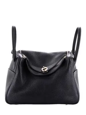 HERMES Lindy Bag Clemence 30 - Noir