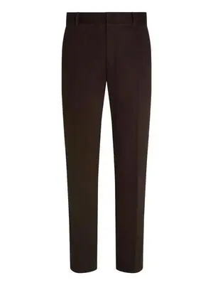 Zegna Straight-leg Trousers - Brown