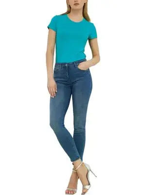 Patrizia Pepe Crew-neck T-shirt - Blue