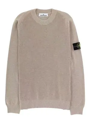 Stone Island Crew-neck Knit Sweater - Neutrals