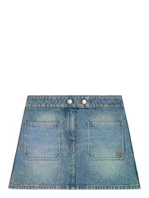 COURREGES Denim Mini Skirt - Blue