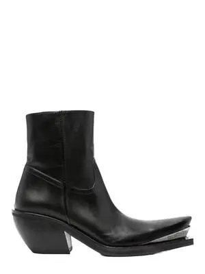 Acne Studios 70mm Cowboy Ankle Boots - Black