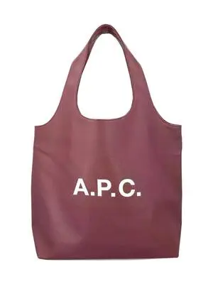 A.p.c. Logo-print Shoulder Bag - Red