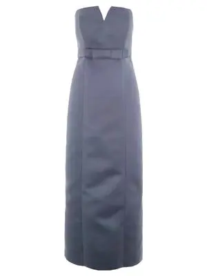 P.a.r.o.s.h Strapless Maxi Dress - Blue