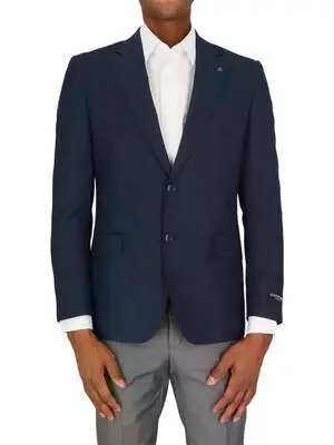 Scotch & Soda Checked Sports Coat - Blue