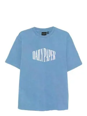 DAILY PAPER Logo-print T-shirt - Blue