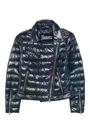 Herno Quilted Zip Jacket - Blue