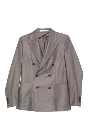 Tagliatore Double-breasted Blazer - Grey