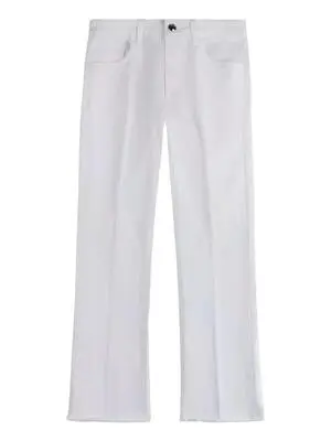 FAY Flared Cotton Jeans - White