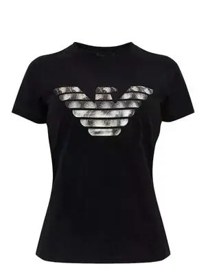 Emporio Armani Eagle Logo T-shirt - Black