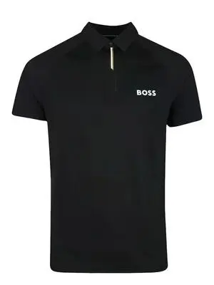 BOSS Paddytech Polo Shirt - Black