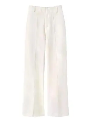 DESTREE Yoshi Jacquard Trousers - Neutrals