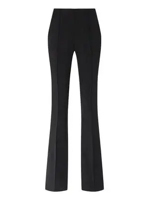 GENNY Flared Split Trousers - Black