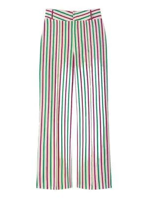 DESTREE Striped Pattern Trousers - Green
