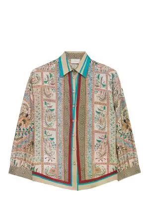 PIERRE-LOUIS MASCIA Silk Shirt - Neutrals