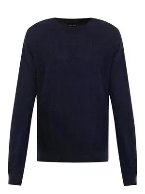 Giorgio Armani Long Sleeve Sweater - Blue