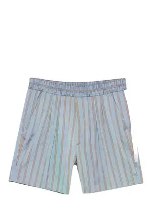 TOM FORD Striped-pattern Shorts - Blue