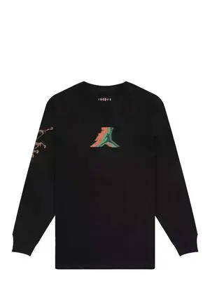 JORDAN Long-sleeve T-shirt - Black