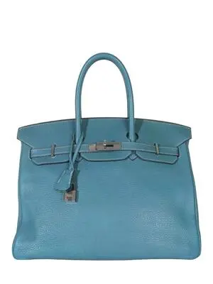 Hermès 2011 Jane Birkin Trapeze Silhouette Bag - Blue
