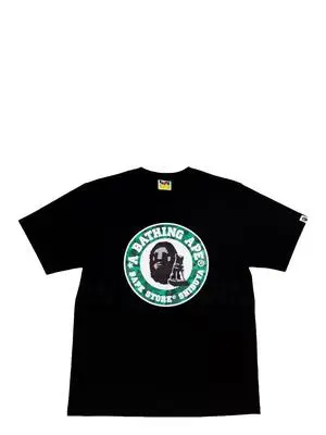 A BATHING APE Shibuya' Graphic T-shirt - Black