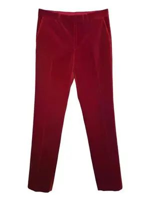 TOM FORD Velvet Trousers - Red