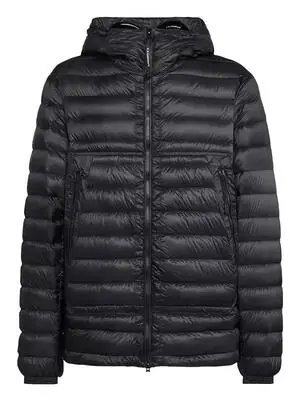 C.P. COMPANY Hooded Padded Jacket - Black