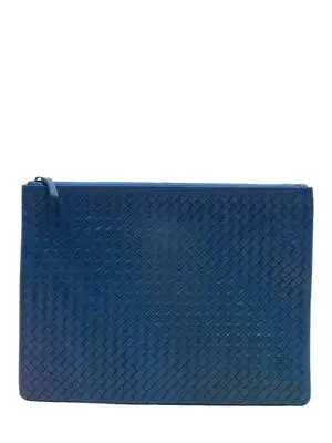 Dragon Diffusion Woven Zip Clutch - Blue
