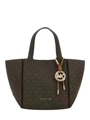 Michael Kors Monogram-pattern Tote - Brown