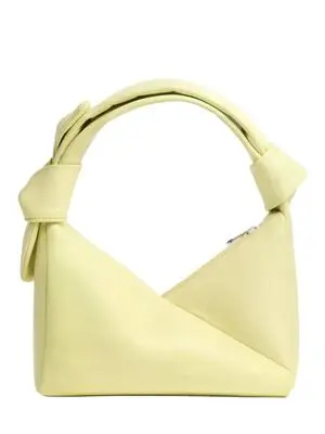 Patou Bonbonnette Knot-detail Shoulder Bag - Yellow