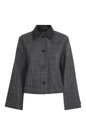 Theory Wool-blend Blazer - Grey