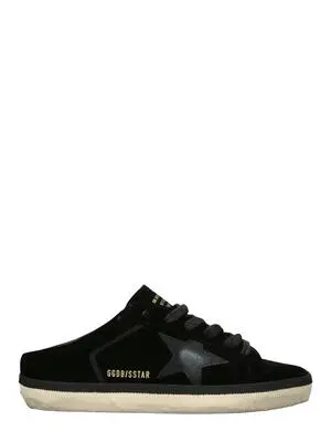GOLDEN GOOSE Velvet Super-star Sabot Sneakers - Black