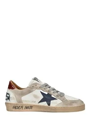 GOLDEN GOOSE Ball Star Suede Sneakers - Beige