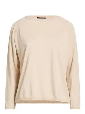 ARAGONA Cotton Sweater - Beige
