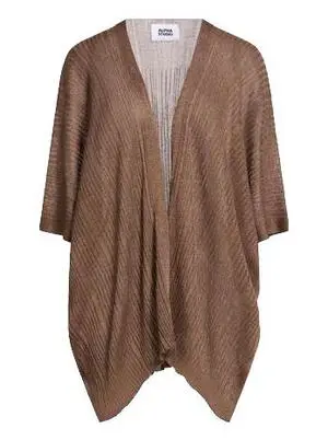 Alpha Studio Viscose Polyester Cardigan - Beige