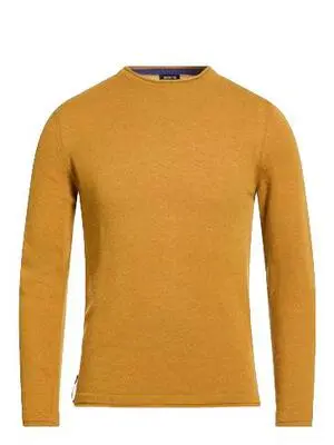 DISTRETTO 12 Sweater In Wool, Viscose, Nylon, And Cashmere - Yellow