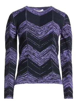 Liviana Conti Knitted Lightweight Sweater - Purple