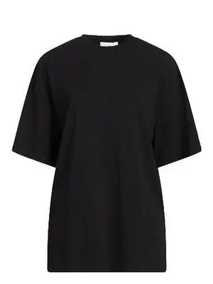 Alpha Studio Cotton-elastane T-shirt - Black