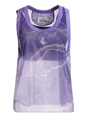 VIVIENNE WESTWOOD Tie-dyed Tank Top - Purple