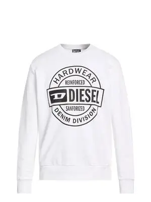 DIESEL Cotton Sweatshirt - White
