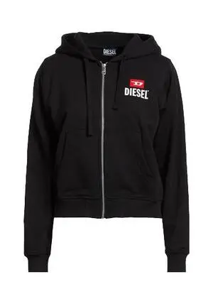 DIESEL Cotton-elastane Blend Sweatshirt - Black