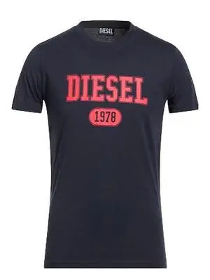 DIESEL T-shirt Size Cotton - Blue