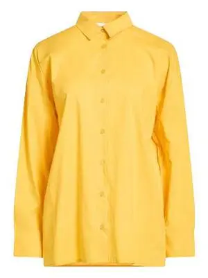 Alpha Studio Oversized Woven Shirt - Yellow