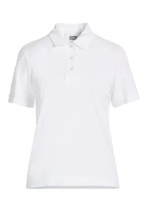 Alpha Studio Polo Shirt - White