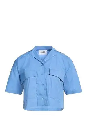 Alpha Studio Safari Shirt - Blue