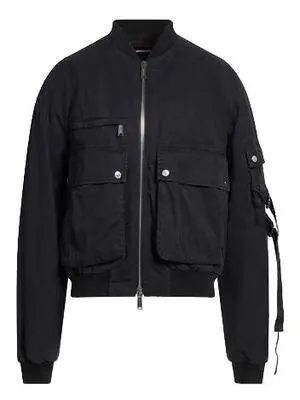 Dsquared2 Cotton Bomber Jacket - Black