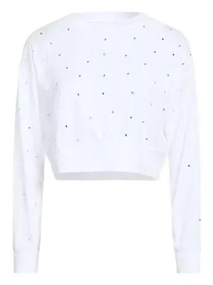 Alpha Studio Crop T-shirt - White