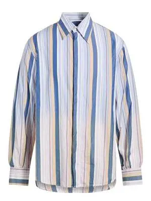 FEDERICO CINA Shirt Light Size Cotton, Cupro - Blue